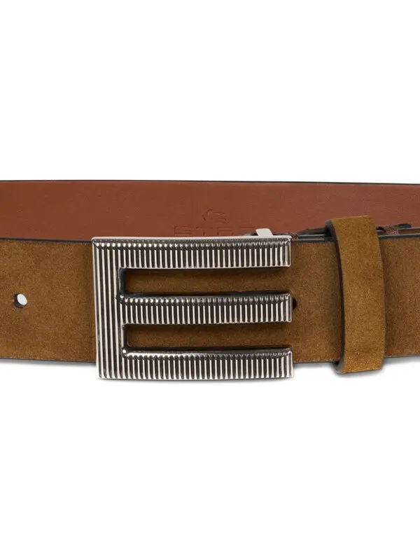 Etro Monogram Buckle Belt