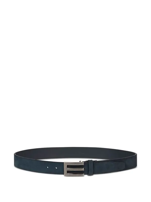 Etro Monogram Buckle Belt - Blue
