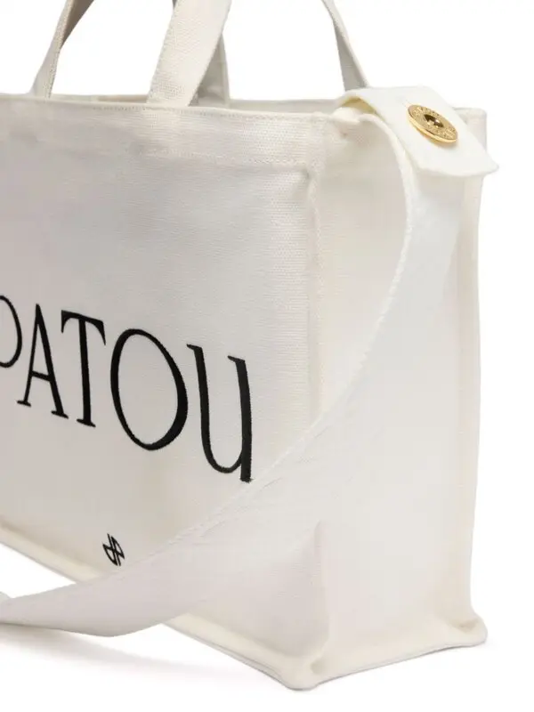 PATOU Logo-print Tote Bag - White