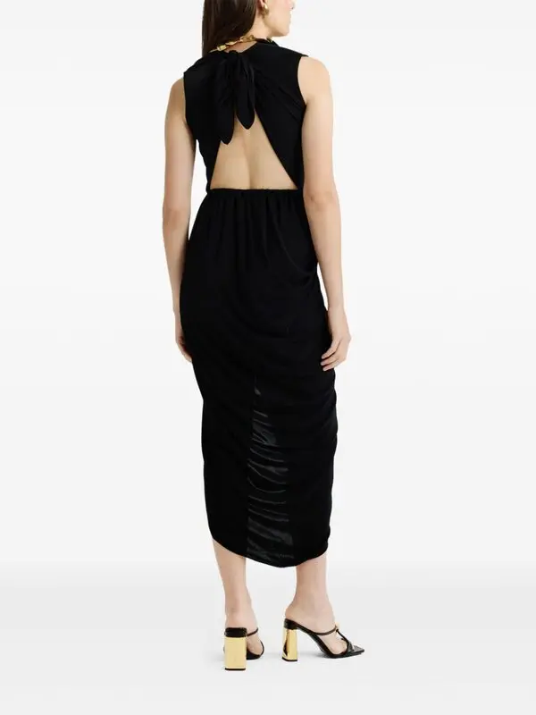 PATOU Open-back Midi Dress - Black
