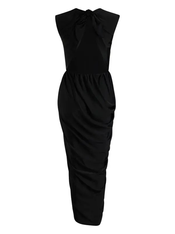 PATOU Open-back Midi Dress - Black