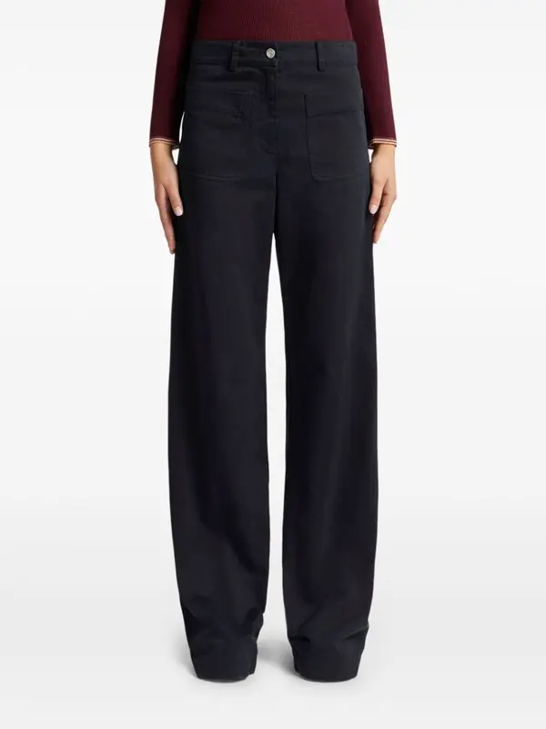 Etro Wide-leg Trousers - Blue