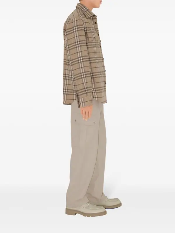 Burberry Checked Wool Shirt