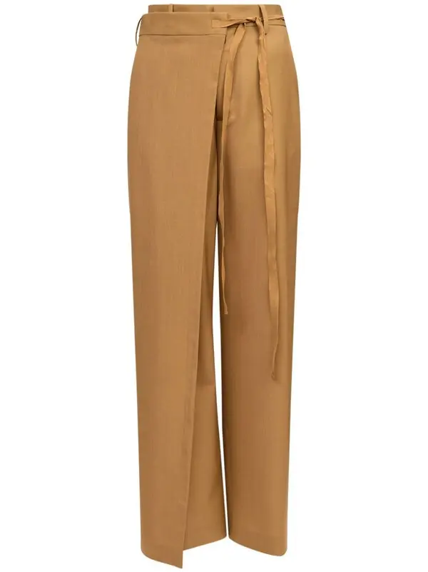 MAISON MARGIELA Wrap-design Flared Trousers