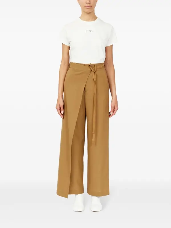MAISON MARGIELA Wrap-design Flared Trousers
