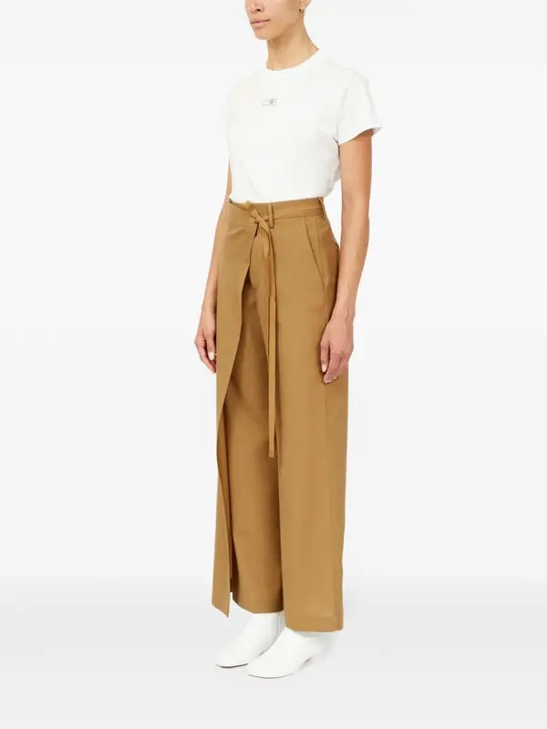 MAISON MARGIELA Wrap-design Flared Trousers