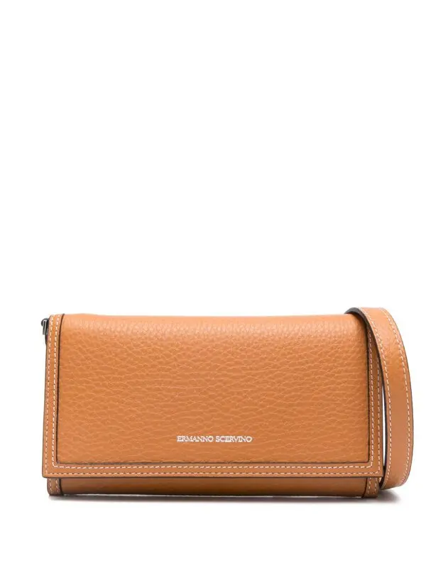 Ermanno Scervino Logo-stamp Wallet - Brown