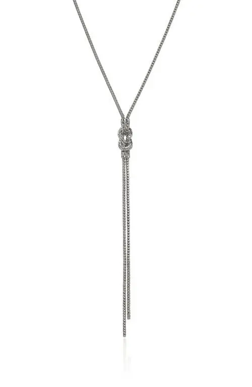 John Hardy Love Knot Y-necklace - Silver