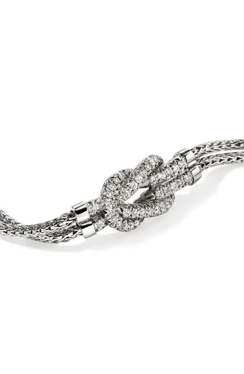 John Hardy Love Knot Diamond Bracelet