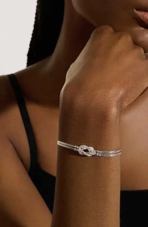 John Hardy Love Knot Diamond Bracelet