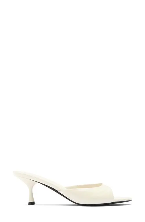 Jeffrey Campbell Slide Sandal - White Crinkle