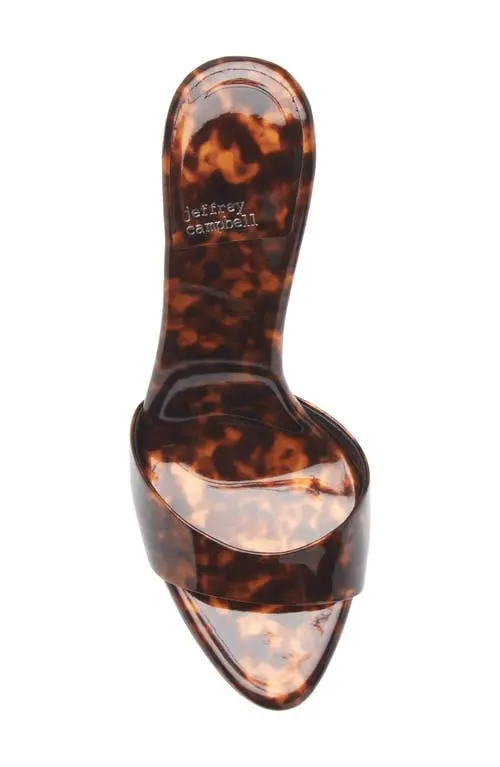 Jeffrey Campbell Ce-soire Slide Sandal - Tortoise