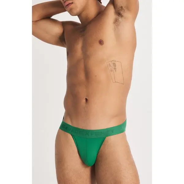 SAVAGE X FENTY Shadow Fit Jock Strap - Faithful Green