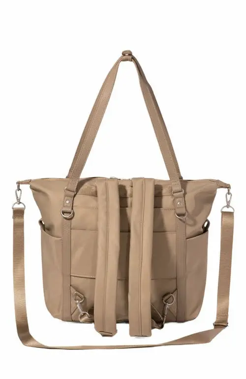 BAGGALLINI Nolita Small Convertible Backpack - Taupe Twill