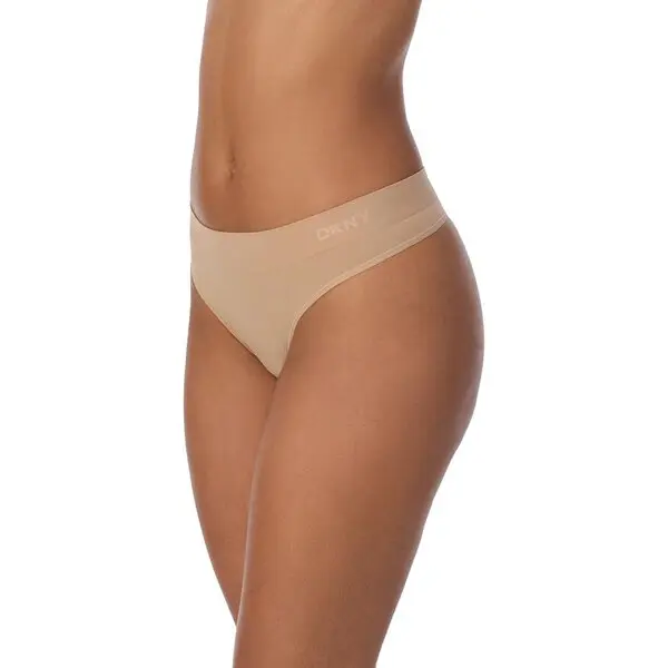 Dkny Litewear Seamless 3-pack Thongs - Glow