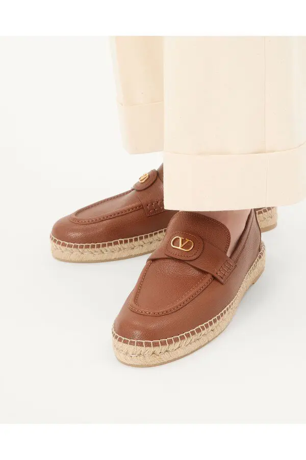 Valentino Garavani Palm Avenue Loafer - Natural