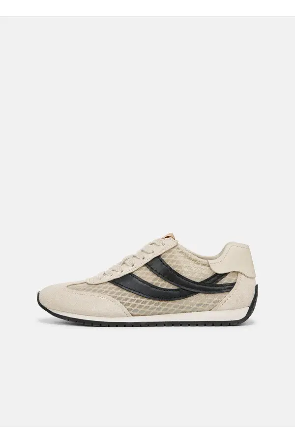 Vince Oasis Mesh & Leather Runner Sneakers - Black