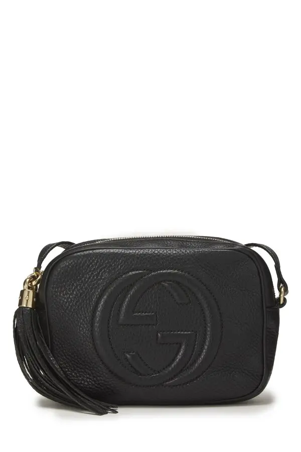 Gucci Leather Soho Disco Bag - Black