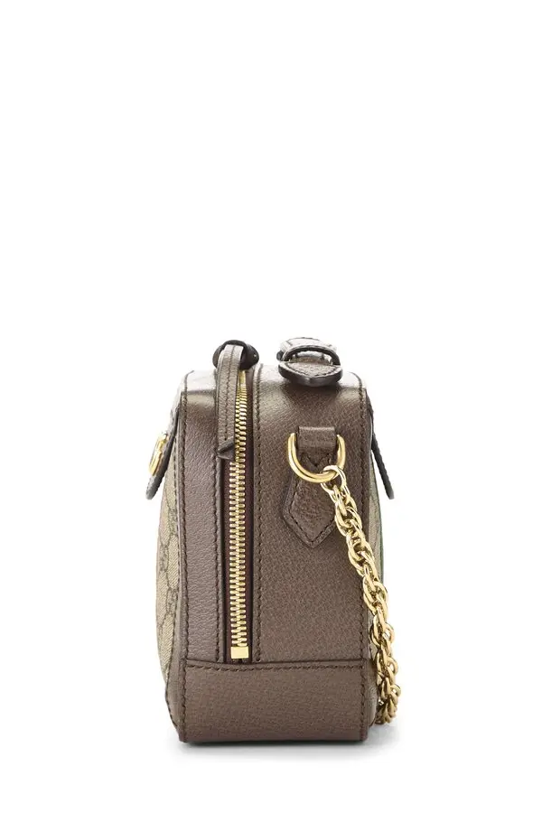 Gucci Gg Supreme Canvas Ophidia Top Handle Bag