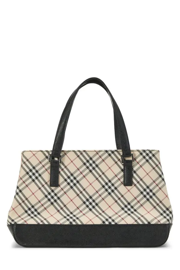 Burberry Check Jacquard Handbag