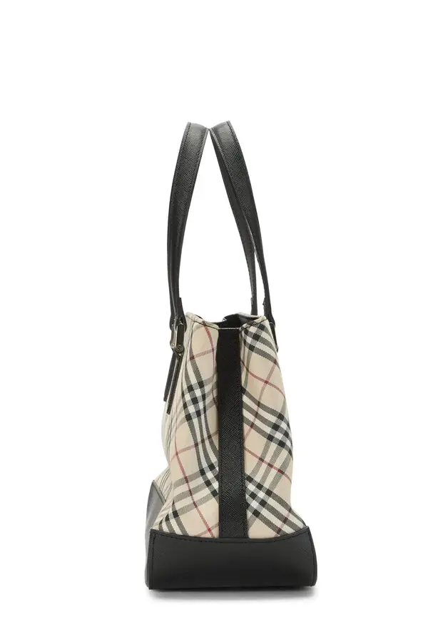 Burberry Check Jacquard Handbag