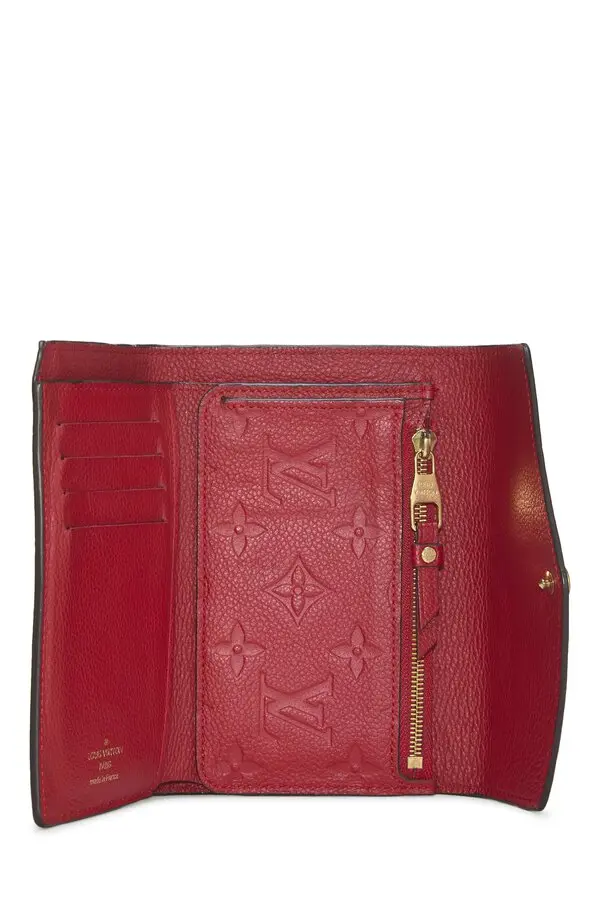 LOUIS VUITTON Monogram Empreinte Compact Curieuse