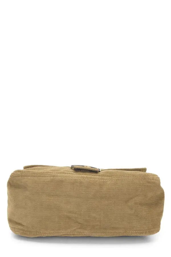 ショルダーバッグ FENDI Corduroy Shoulder Bag Beige Fendi Corduroy Baguette Small Shoulder Bag Beige 1812174