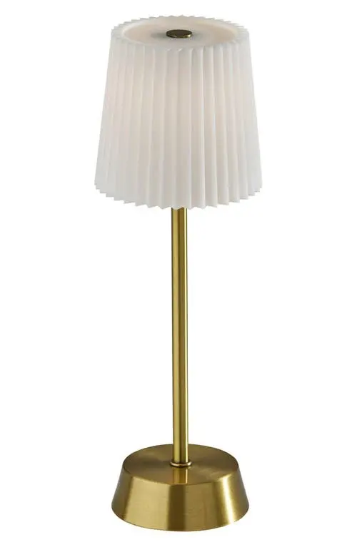 ADESSO Bobby Cordless Led Table Lamp - Antique Brass