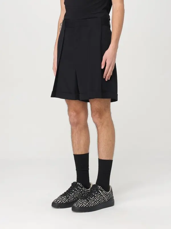 Balmain Pleated Cuffed Shorts