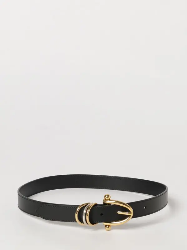 Chloé Smooth Calfskin Leather Belt - Black