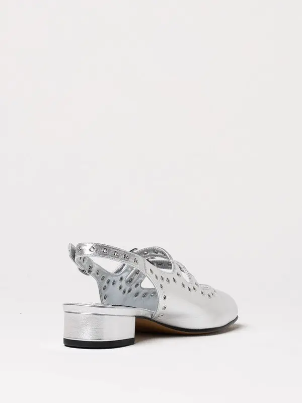 CAREL Slingback Pumps - Silver