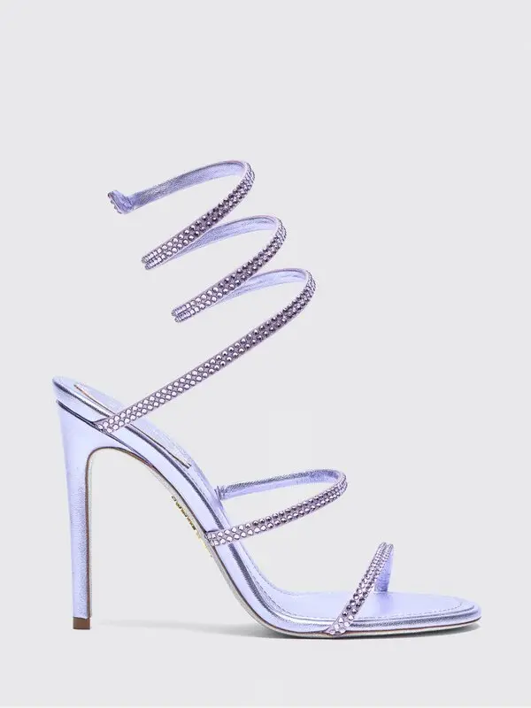 Rene Caovilla Heeled Sandal - Violet