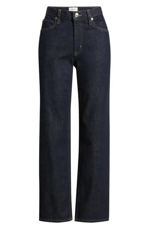 FRAME The Hang Ankle Straight Leg Jeans - Rinse