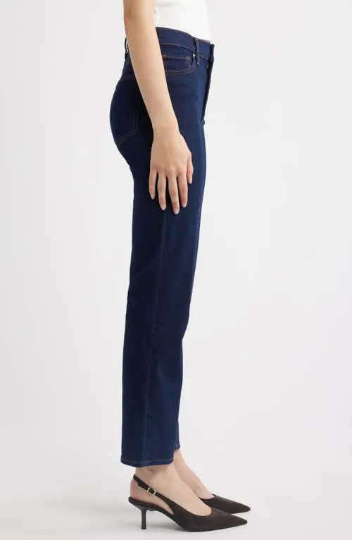 FRAME Le Sleek High Waist Ankle Straight Leg Jeans - Rinse