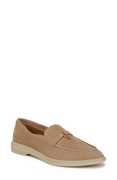 Veronica Beard Ailey Suede Loafer - Sand