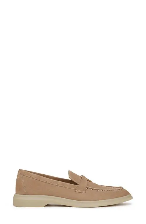 Veronica Beard Ailey Suede Loafer - Sand