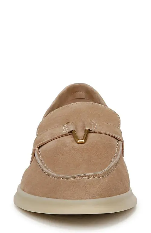 Veronica Beard Ailey Suede Loafer - Sand