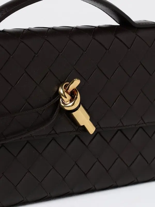 Bottega Veneta Woven Clutch With Turn Lock