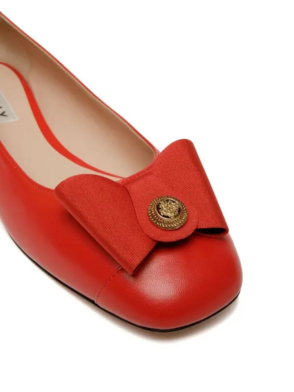 Bally B-bow Ballet Flats - Red