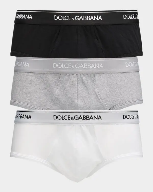 Dolce & Gabbana Apos;s Brando Jersey Stretch 3-pack Briefs