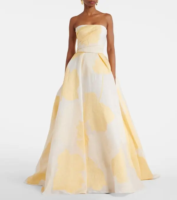 monique lhuillier strapless bridesmaid dress Monique Lhuillier Fernanda main image 0