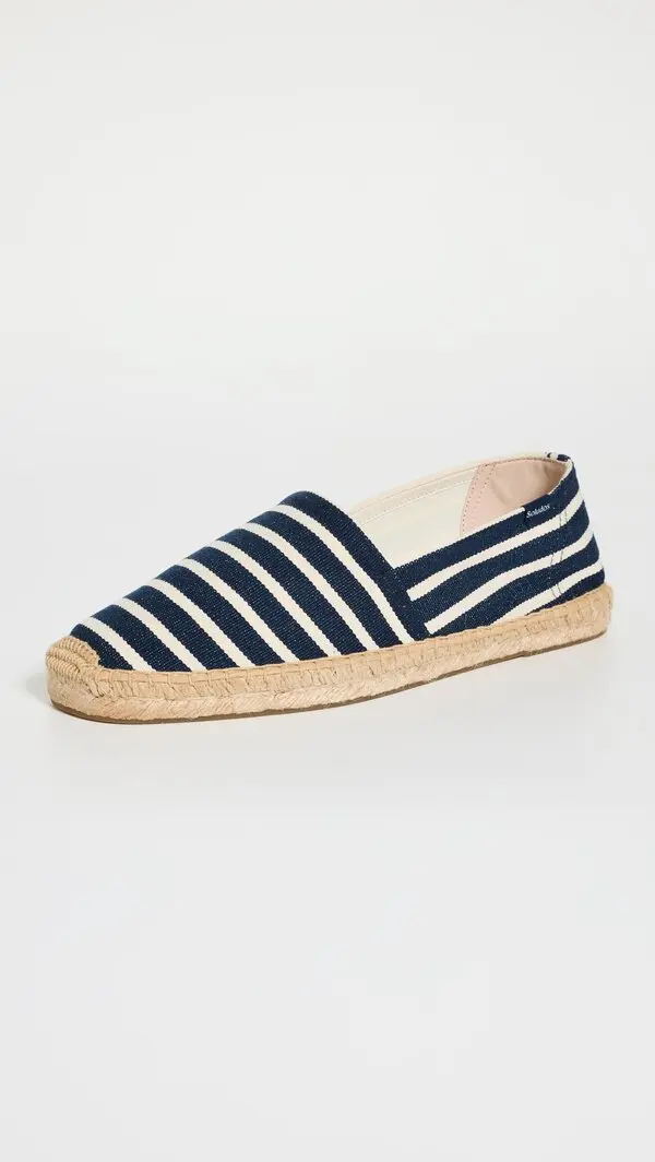 Soludos Striped Espadrille Slip-ons