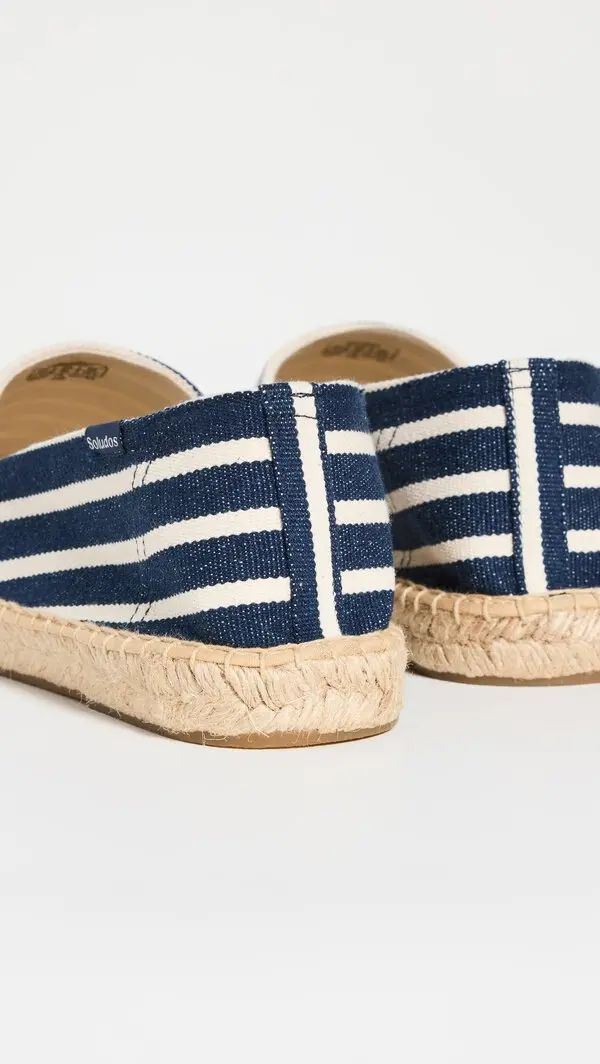 Soludos Striped Espadrille Slip-ons