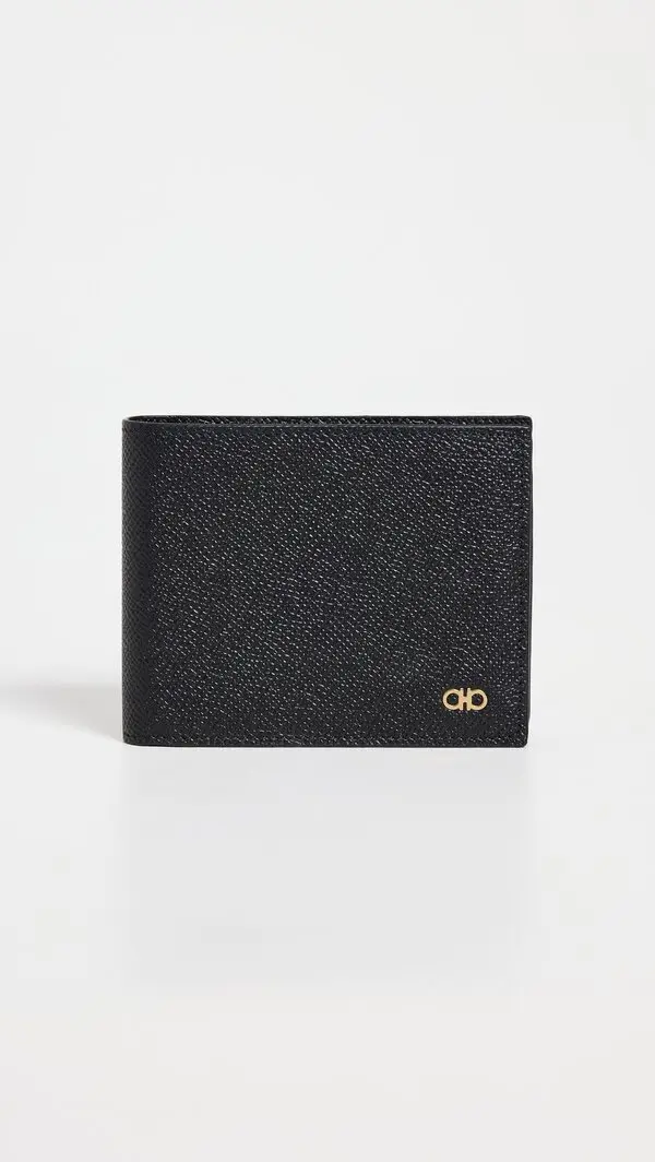 FERRAGAMO Micro Gancio 6cc Bifold Wallet