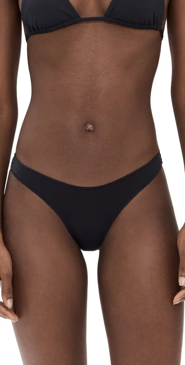 Frankies Bikinis Dove Bikini Bottom - Black