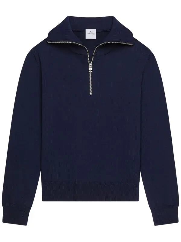 COURREGES Trucker Sweater - Blue