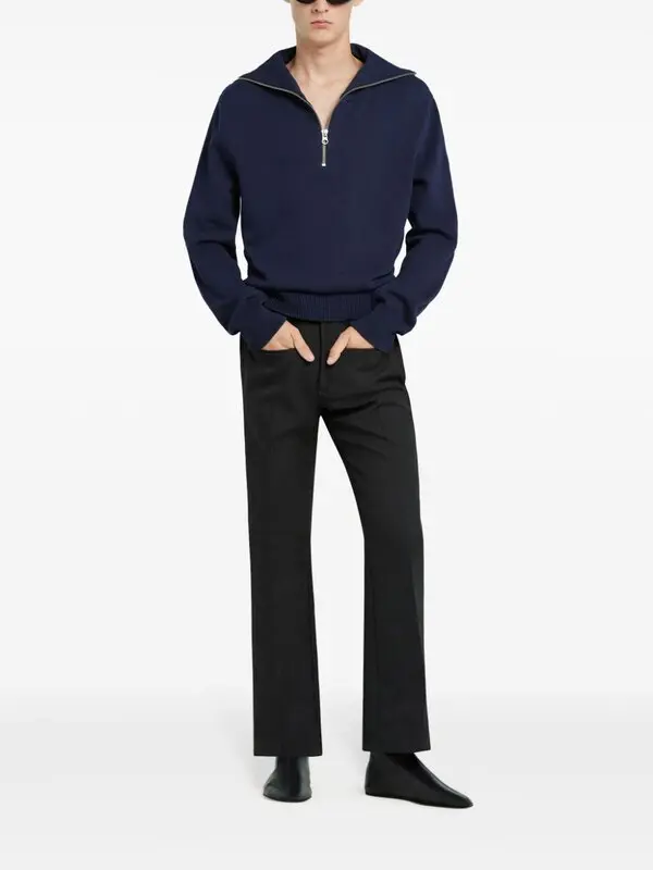 COURREGES Trucker Sweater - Blue