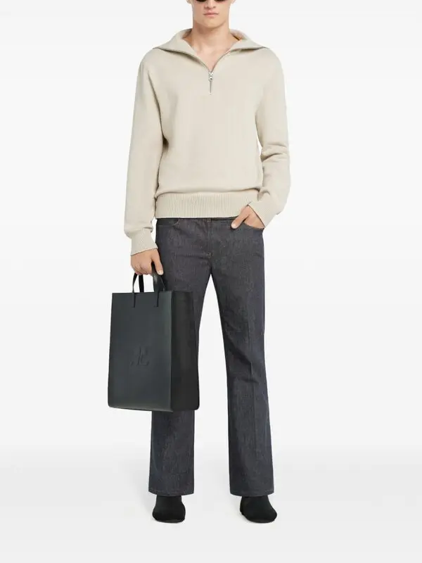 COURREGES Trucker Sweater - Neutrals