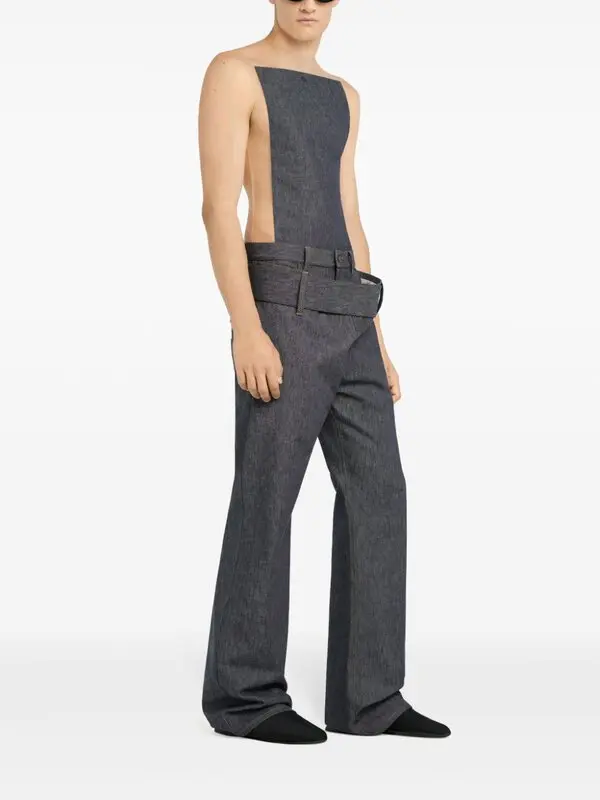 COURREGES Double Belted Jeans