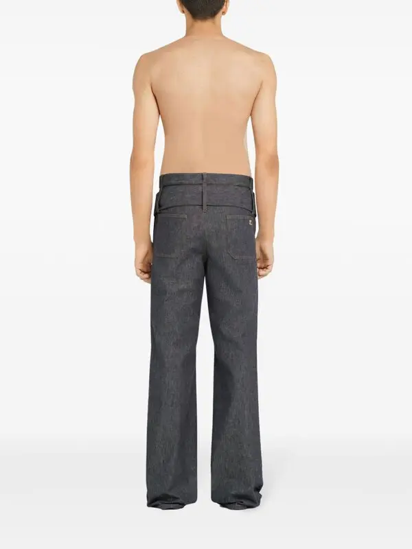 COURREGES Double Belted Jeans